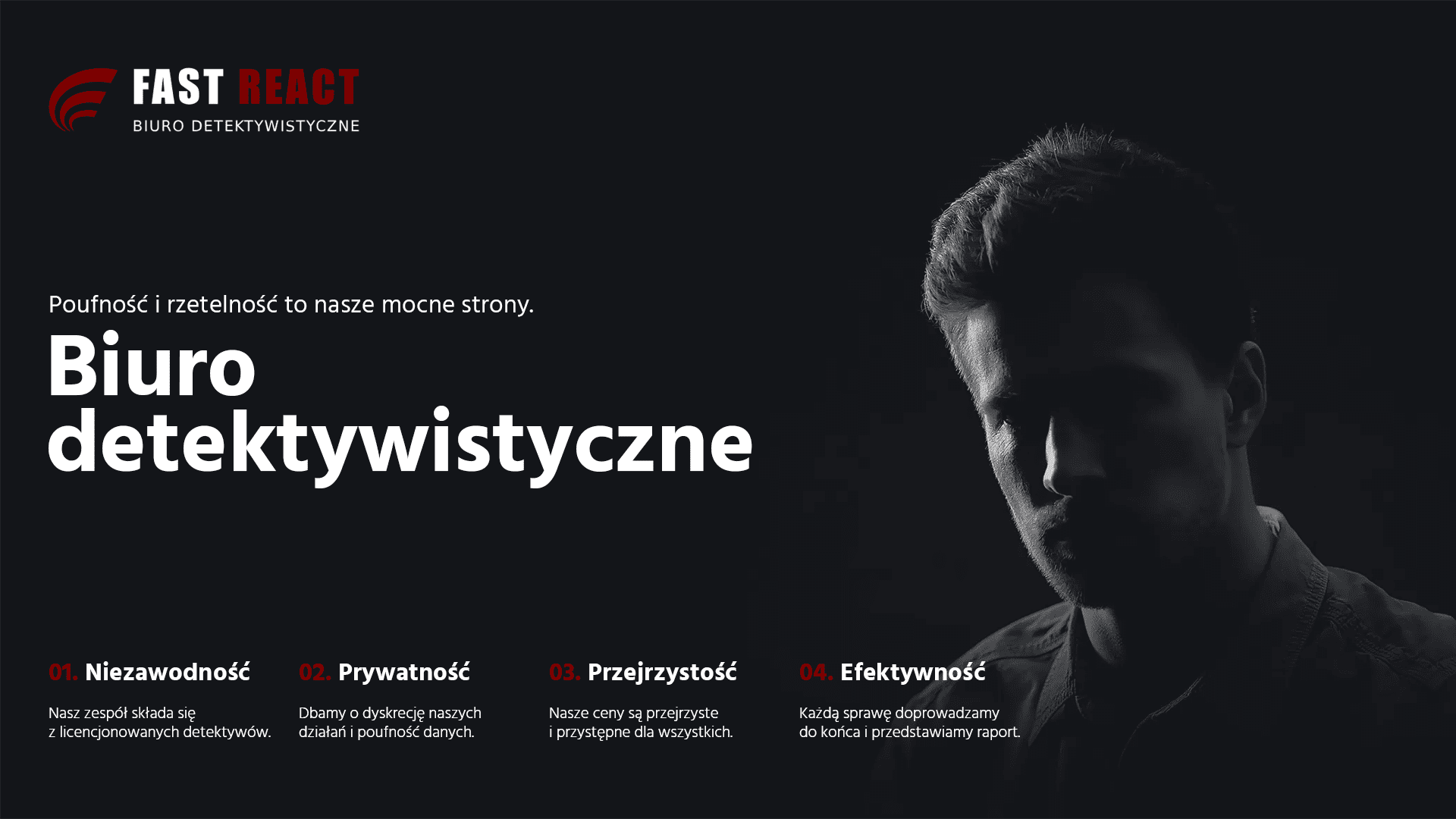 Fast React Biuro Detektywistyczne